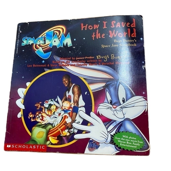Scholastic | Other | Vintage Space Jam Michael Jordan Book Bugs Bunny ...